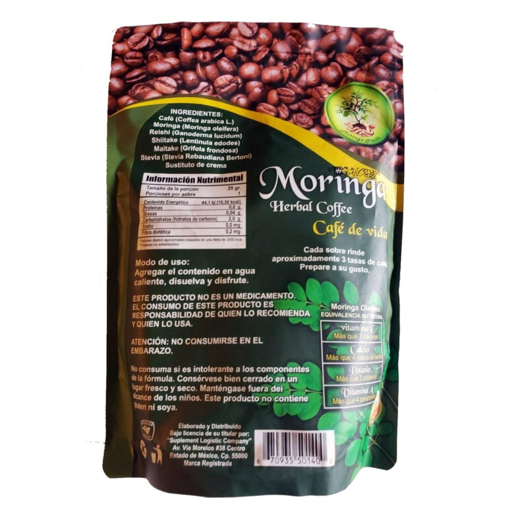 Moringa Herbal Coffee | ¡Disfruta del rico café con moringa!