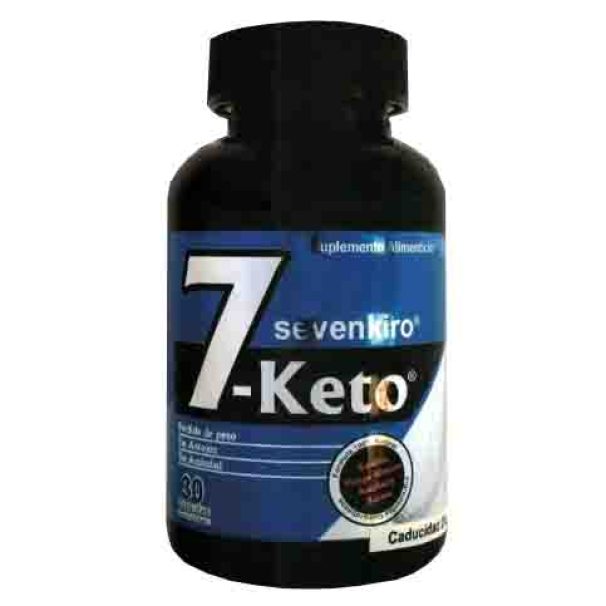 Suplemento 7-Keto Sevenkiro de 30 cápsulas para apoyo en la pérdida de peso